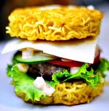 Resep Cara Membuat Burger Mie | Resep Masakan Enak Sederhana Spesial ...