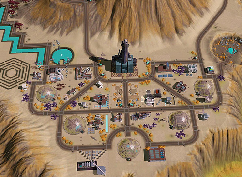 Space Sim City: Best alien worlds for Sims 3 / Лучшие инопланетные городки