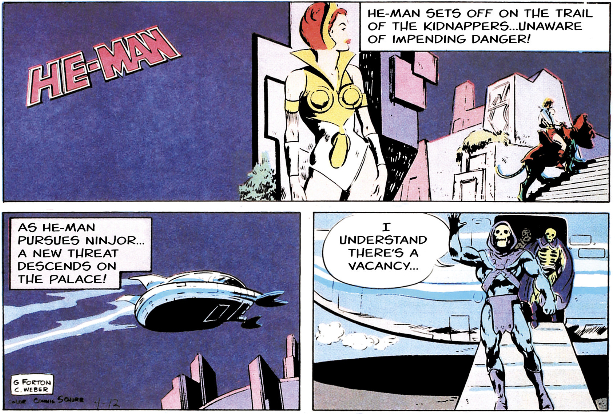 NOT A HOAX! NOT A DREAM!: HE-MAN NEWSPAPER STRIP PART 2