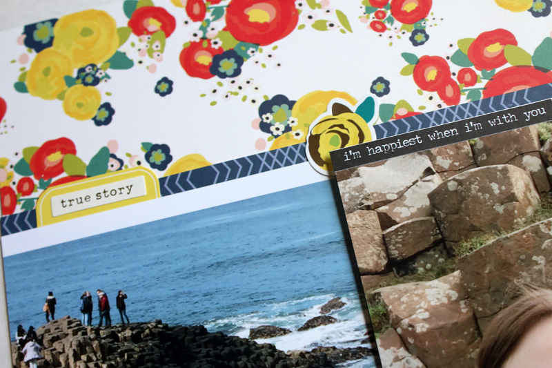 Taylor Stamped: Three Photo Layout