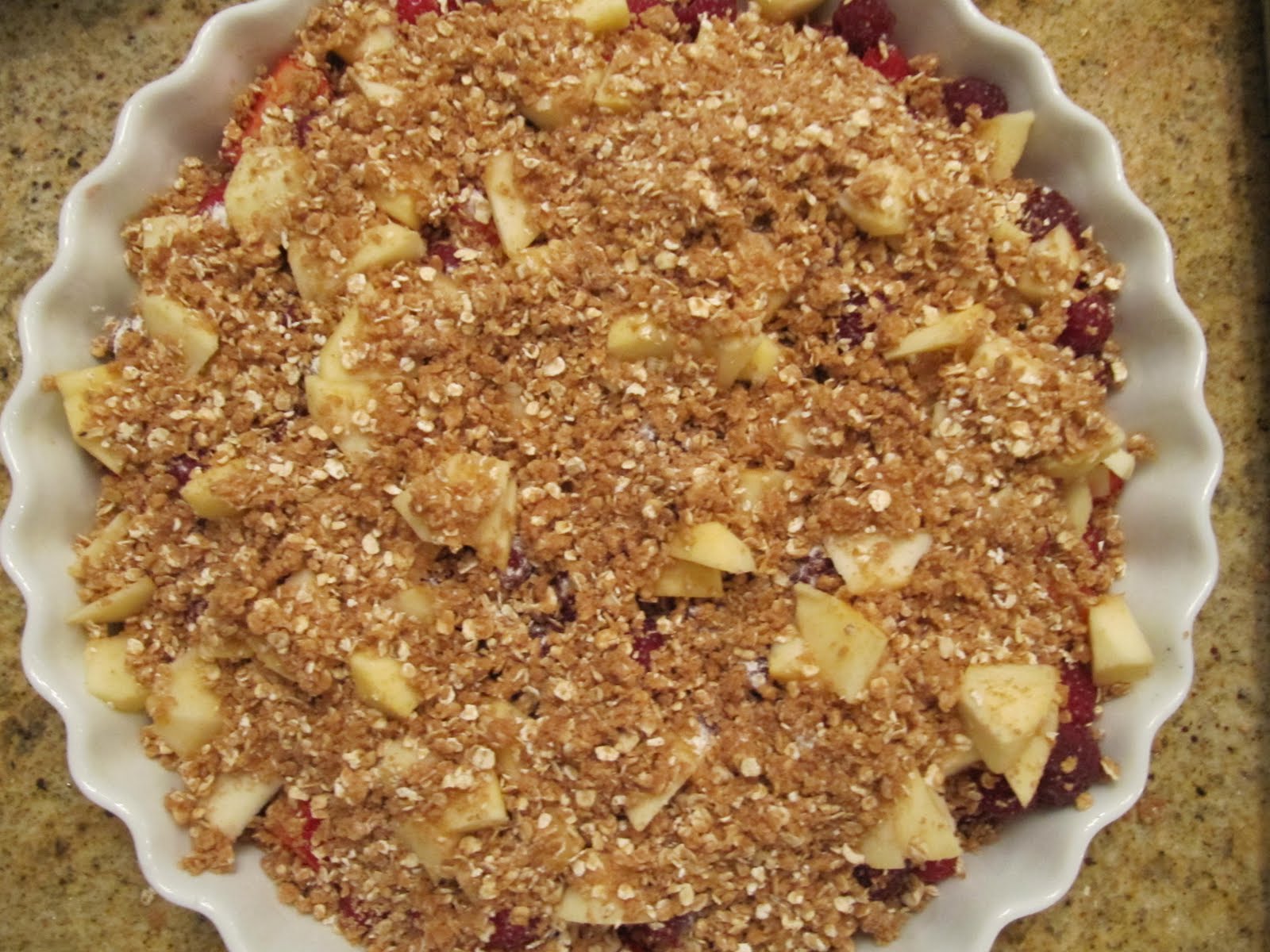 Duo de toquées: Crumble aux fruits rouges ultra bon
