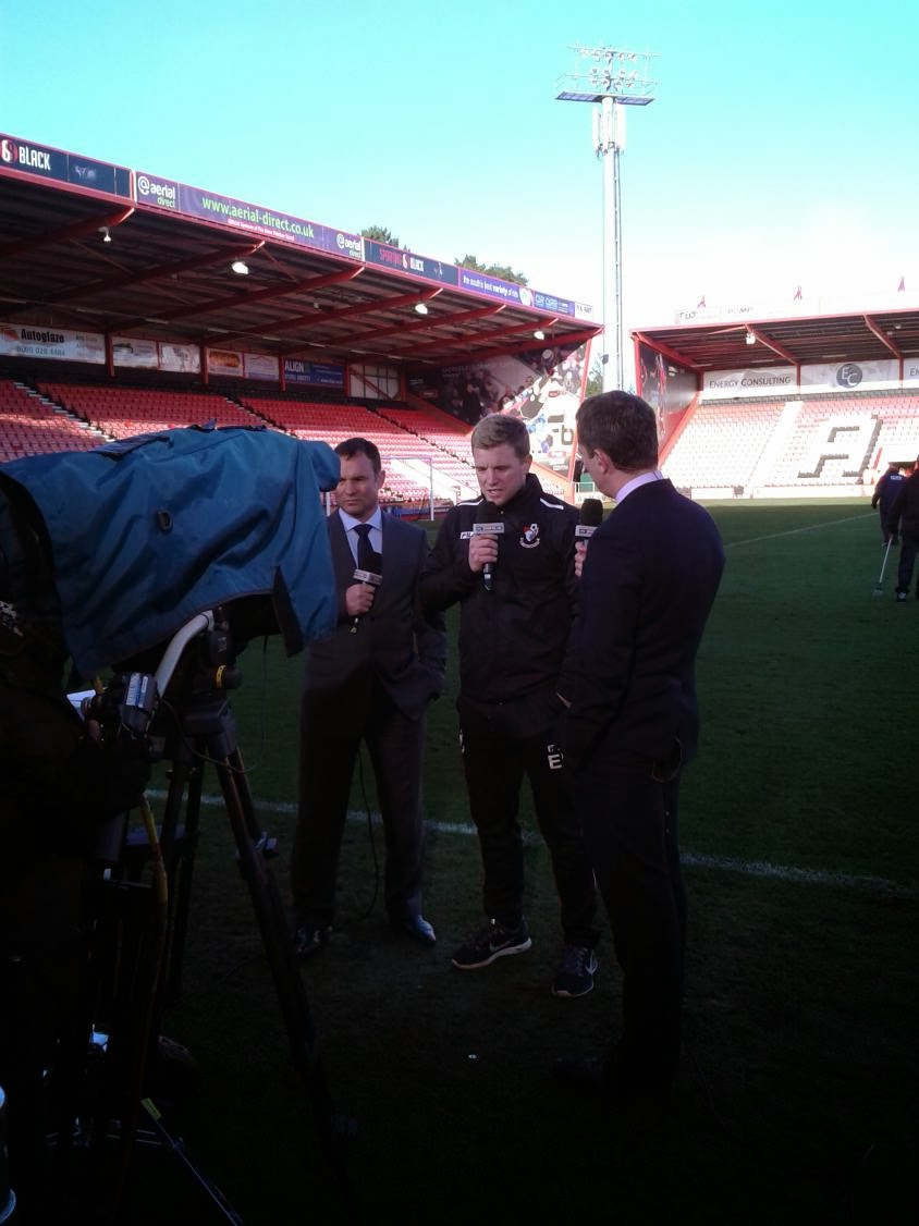 Cherry Chimes: AFCB welcomes the TV cameras to Dean Court