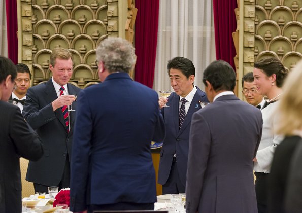 Japan visit of Grand Duke Henri and Princess Alexandra