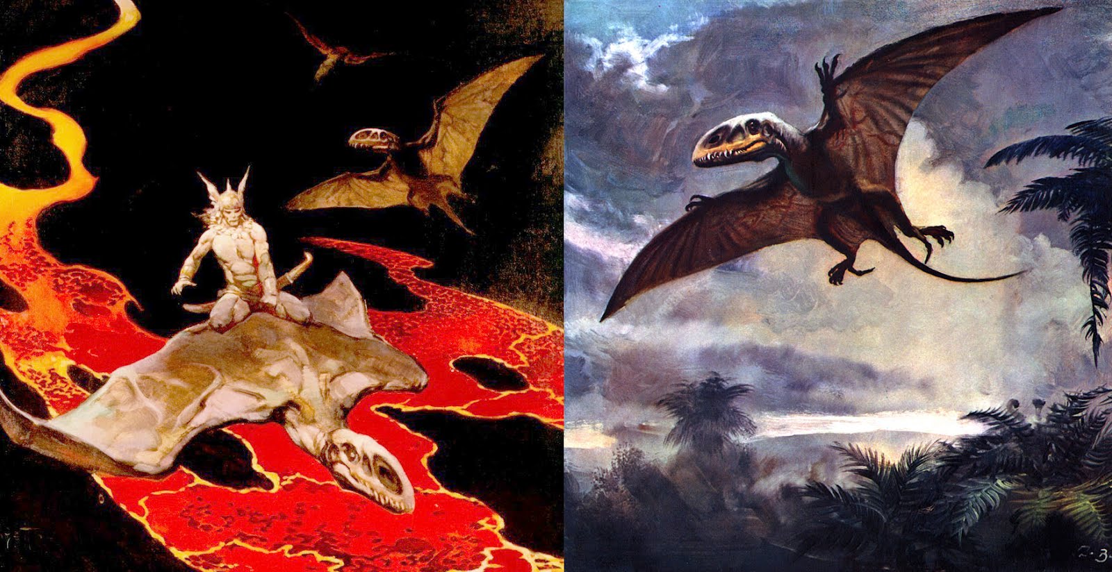 Neat Stuff Blog: Did Zdenek Burian Influence Frank Frazetta?