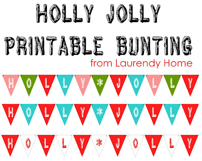 laurendy: Printable Christmas Bunting: from Me, to You