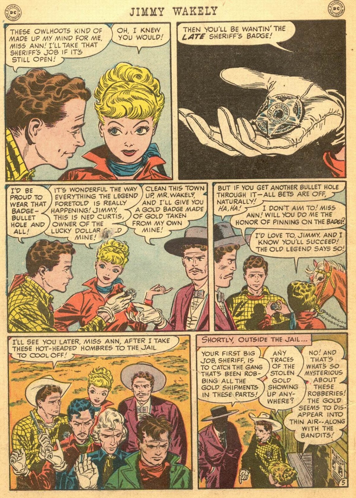 The ALEX TOTH archives: TOTH - JIMMY WAKELY 01 the Cowboy Swordman ...