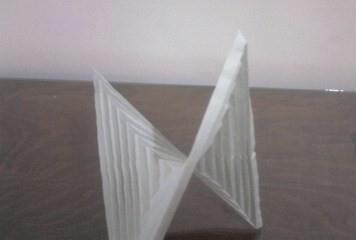 فن الأوريجامى ORIGAMI: Origami Hyperbolic Parabola