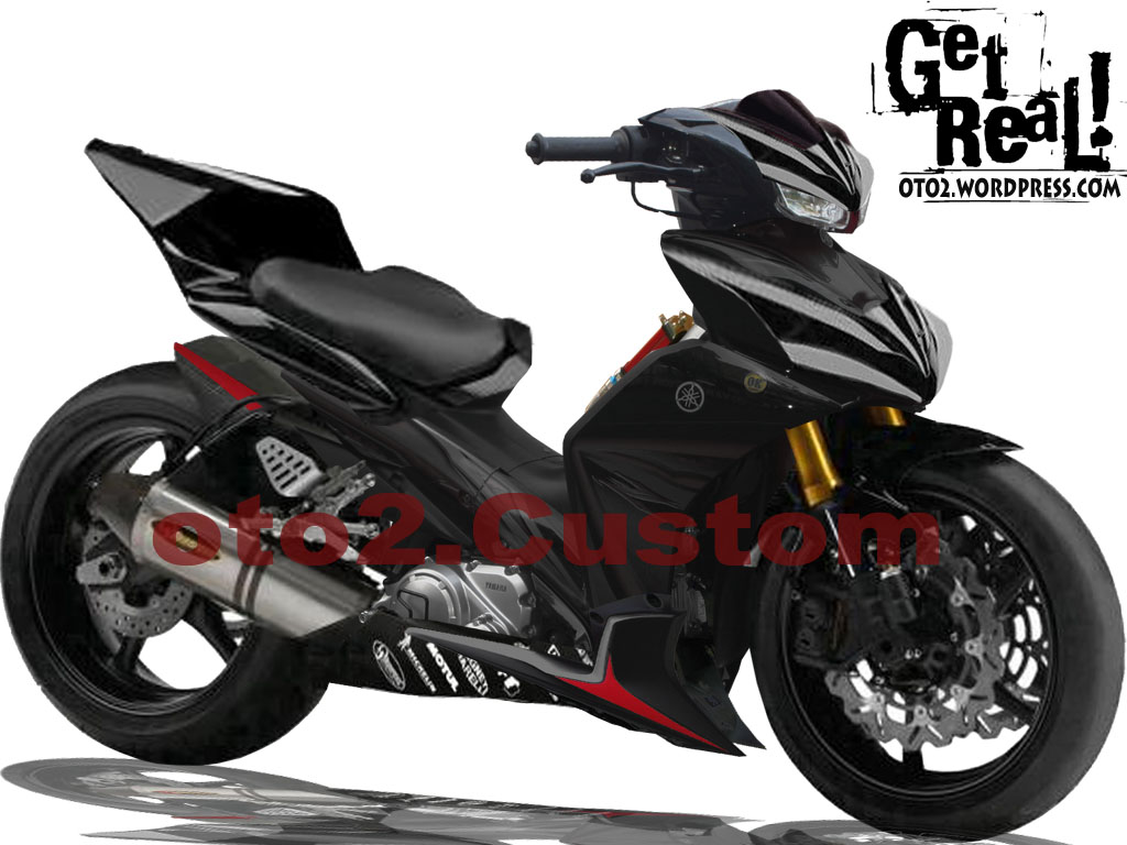 Modifikasi Motor Jupiter Z1 Warna Hitam