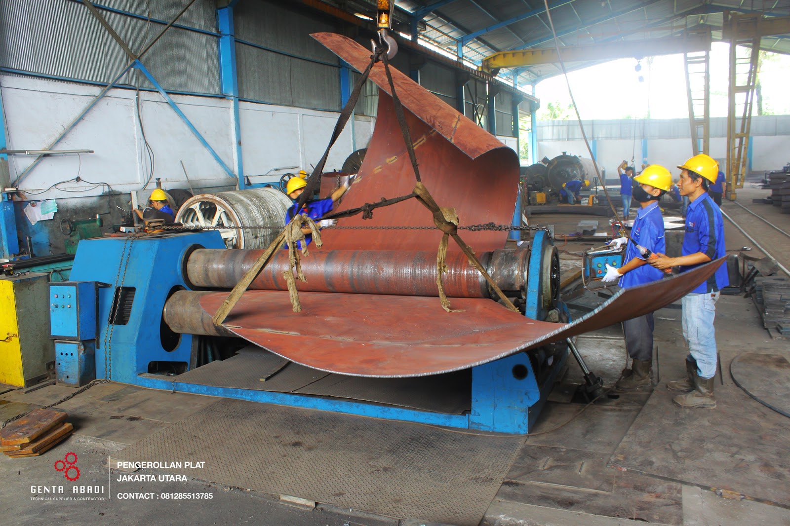 jasa roll plat, mesin roll plat ~ Jasa Bending Pipa Besi PT. GENTA ...