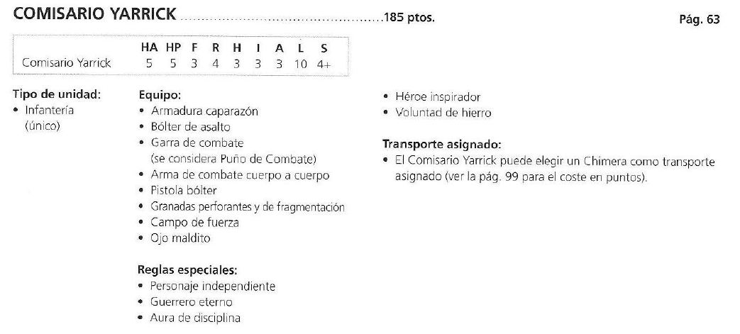 Dies Irae 40K: Sebastian Yarrick