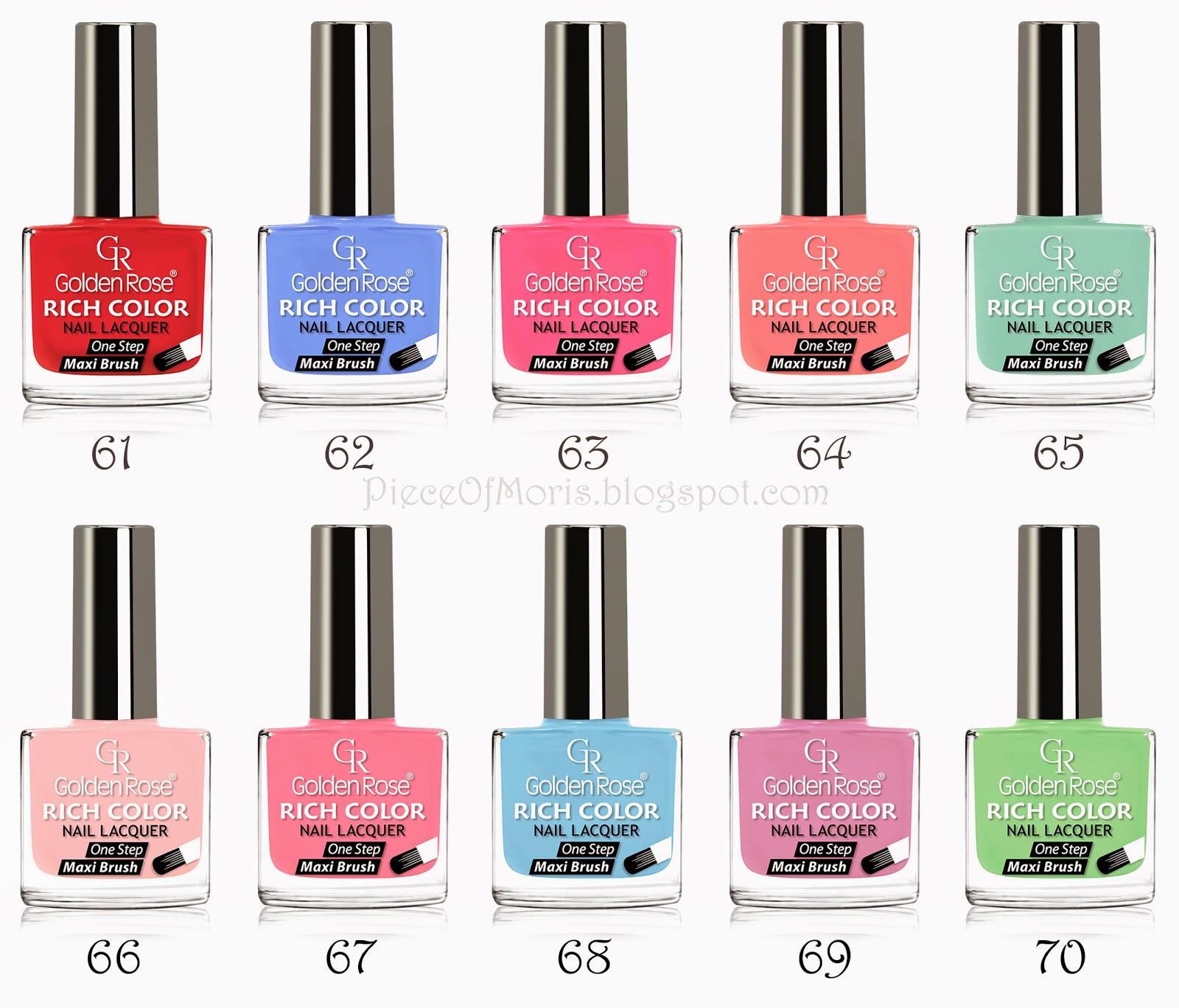 piece of Moris: Golden Rose Rich Color [swatche] nowy kolor - 63