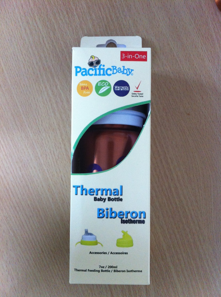 Pacific Baby: Thermal Baby Bottle Review - Twin Mummy and Daddy