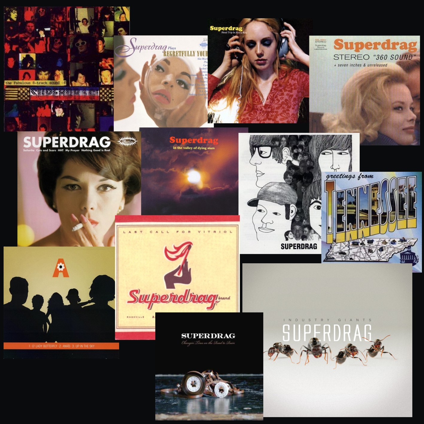 best of the best: SUPERDRAG DISCOGRAPHY & VIDEOS