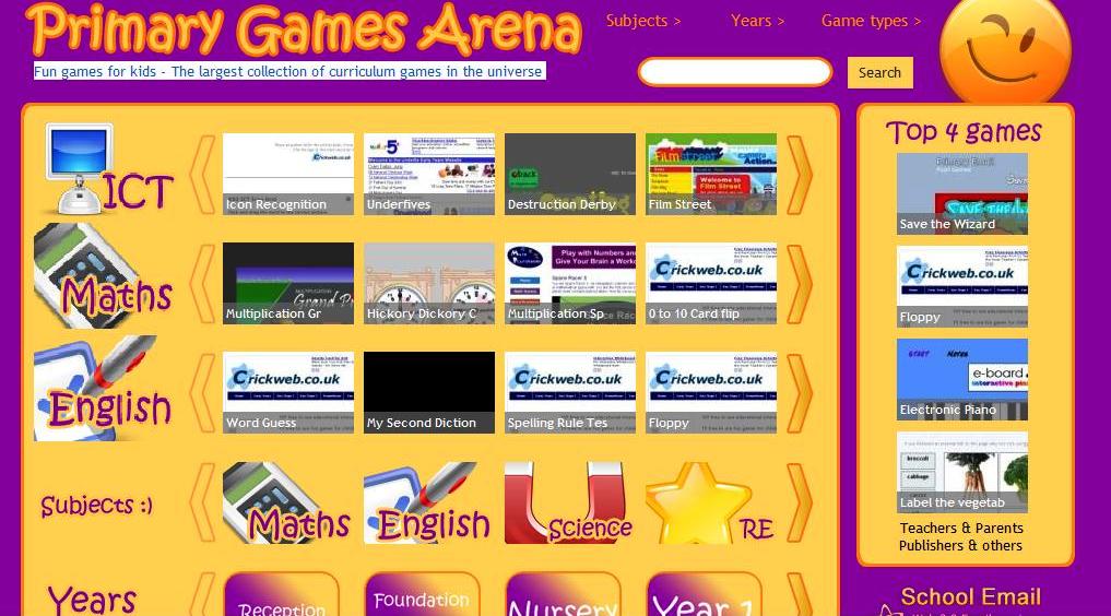 Warren Sparrow: Primary Games Arena