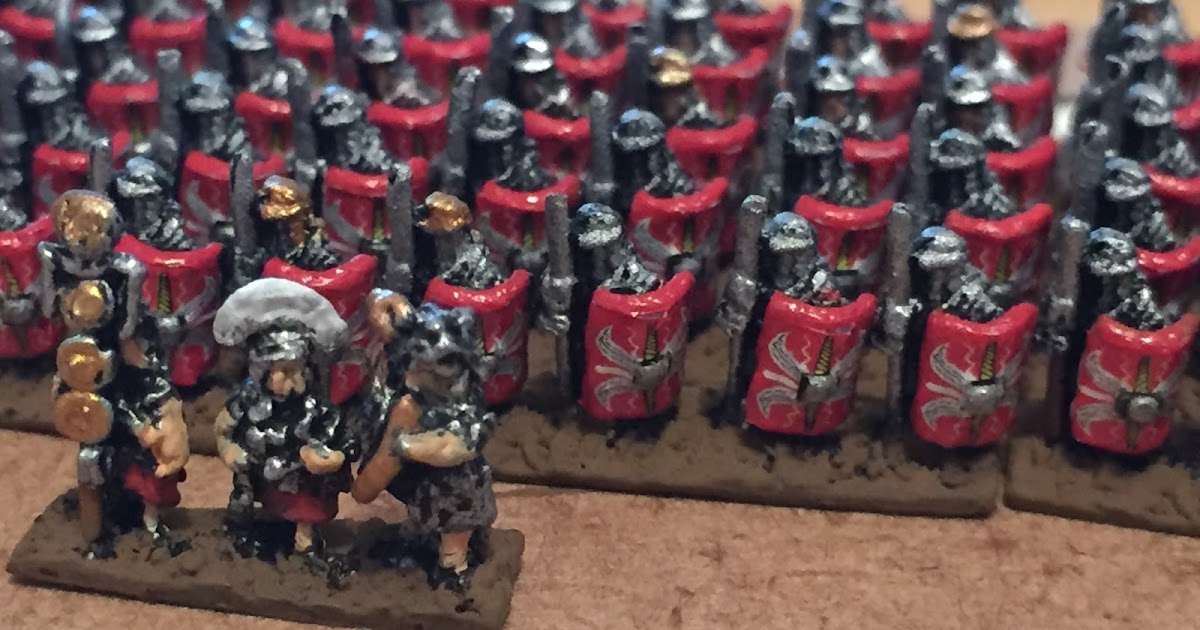 Col. Hertford's Mini's: 6mm Roman Cohort Project