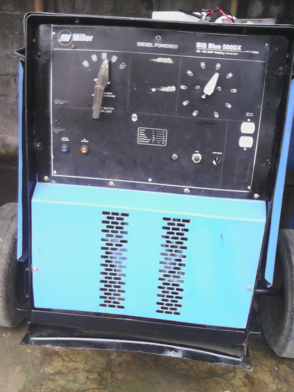 Sewa mesin las welding engine 600 ampere engine miller bigblue 600 dx ...