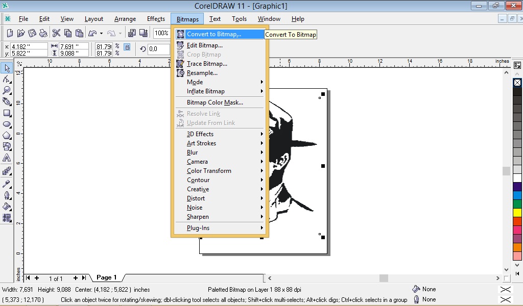 komputer grafis: Membuat Typography di CorelDraw