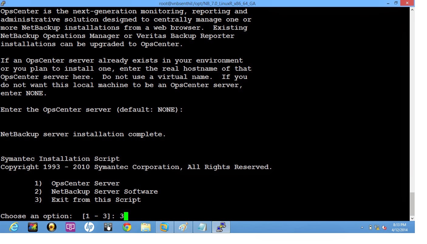 Remote Infrastructure Management Netbackup Installation Steps On Linux