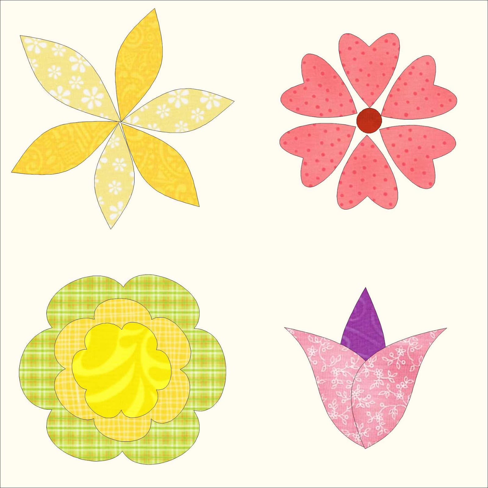 UcanQuilt2: EQ7 Summer Drawing Block 3 - Patch Draw Applique