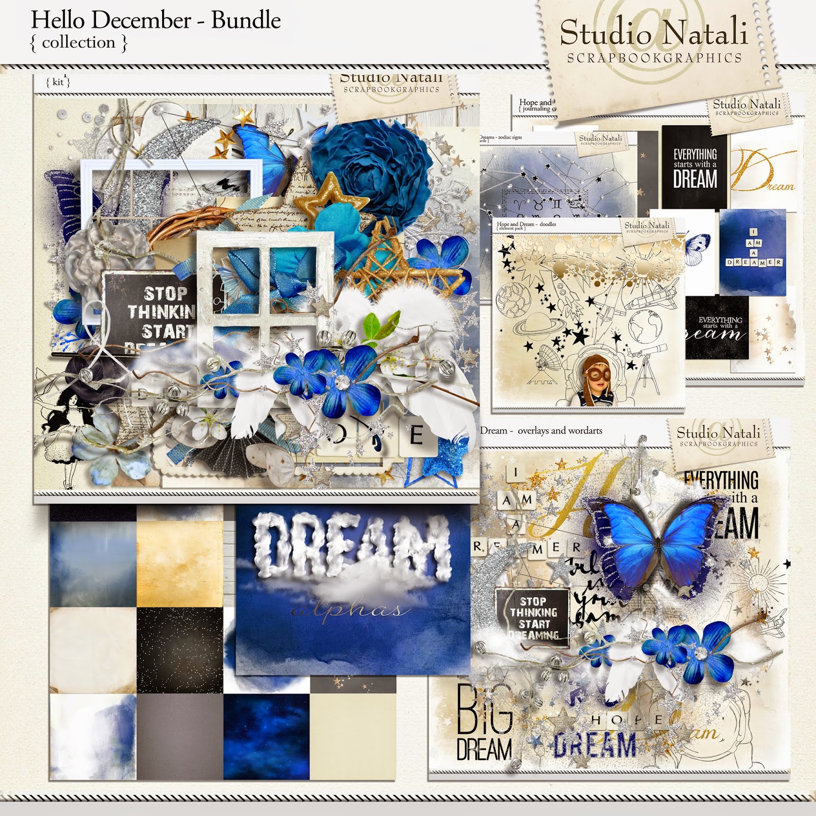 Natali Design: Hope and Dream - new collection and freebie