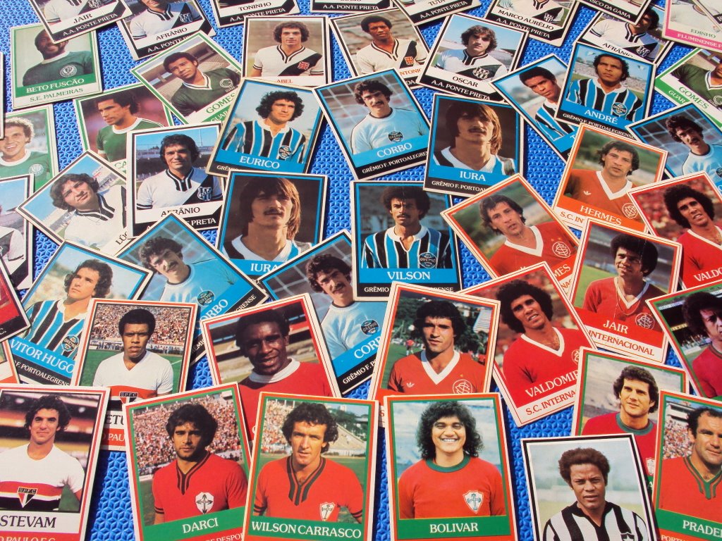 Décadas de 70 e 80 - Flashback: Futebol Cards
