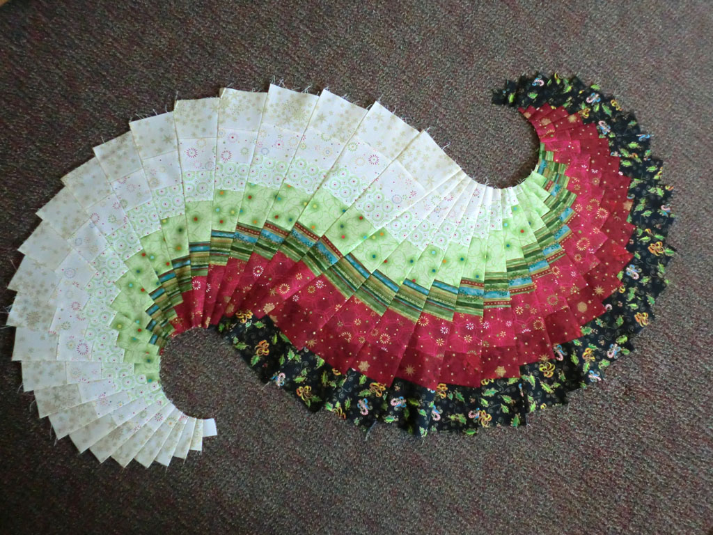 Bigfork Quilts Etc: Spicy Spiral Table Runner Class No. 2.