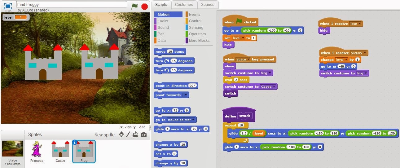 Experimenting with Science: Scratch
