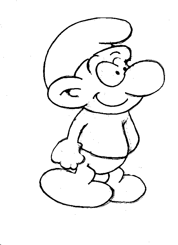 Janet's Gems: SMURF CAKE - tutorial