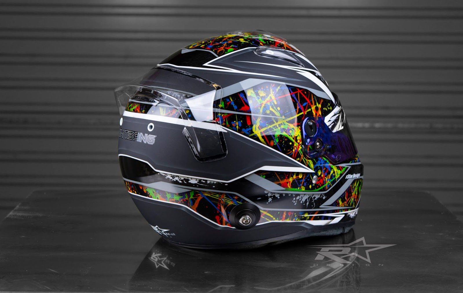 Racing Helmets Garage: Bell RS7 Carbon K.Tsang 2018 by rStar Design