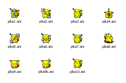 Conselhos de Pokemon: Pikachu Cursor