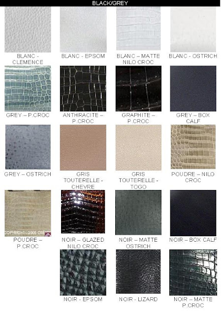 Birkinbags: COLORS OF HERMES BIRKIN BAG