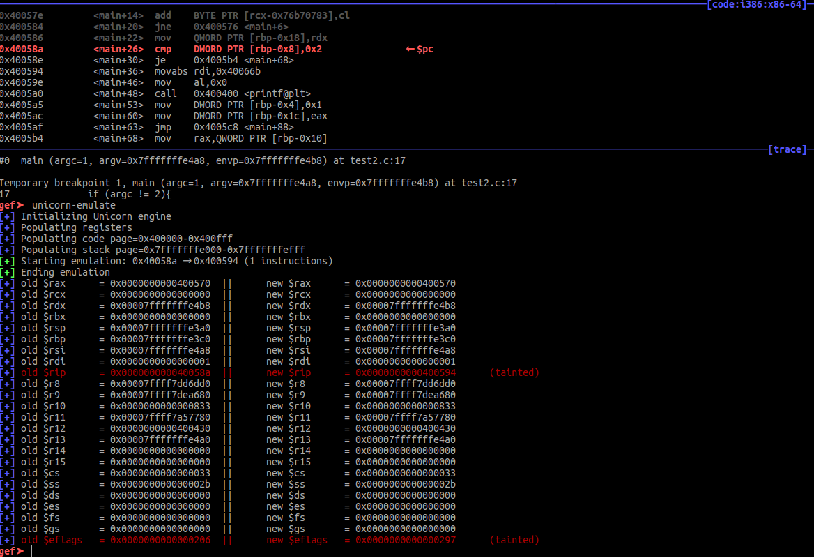 Gef Multi Architecture Gdb Enhanced Features For Exploiters And Reverse Engineers
