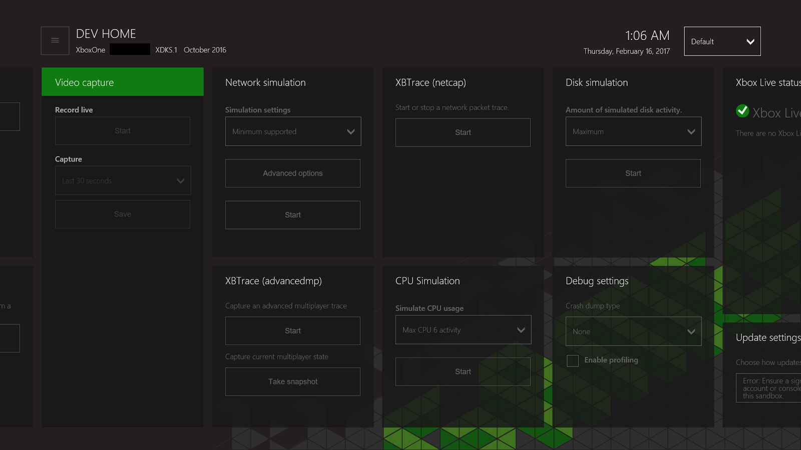 UWP Developer: Xbox tools