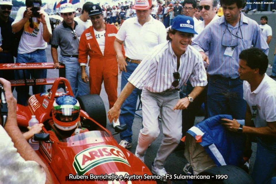 Ayrton Senna: Ayrton Senna Cumprimenta Pilotos da F3 Sulamericana 1990 ...