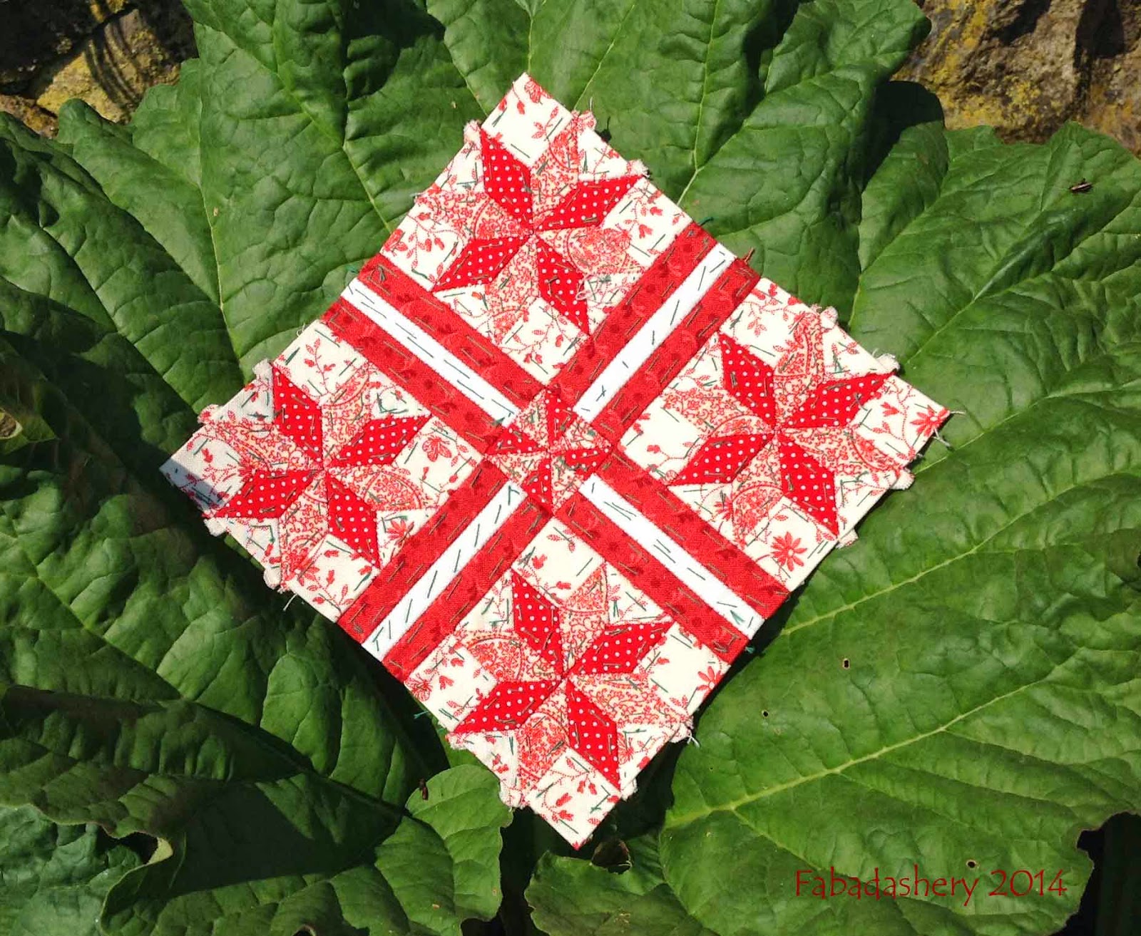 Fabadashery: Nearly Insane Quilt - Block 44