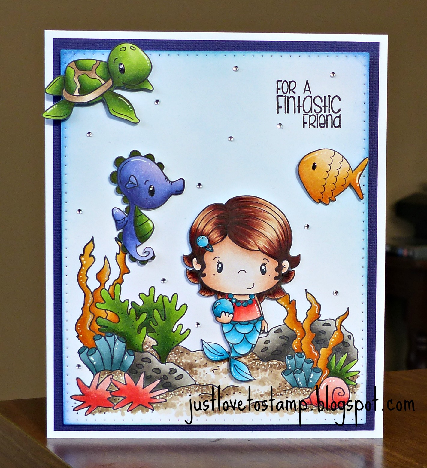 Just Love To Stamp: Fintastic Friend