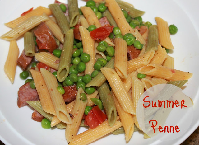 simply made with love: Penne with Herbs, Tomatoes and Peas