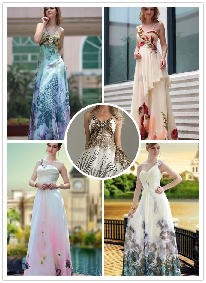 Raining Blossoms Prom Dresses: Printed Prom Dresses to Provide You with ...