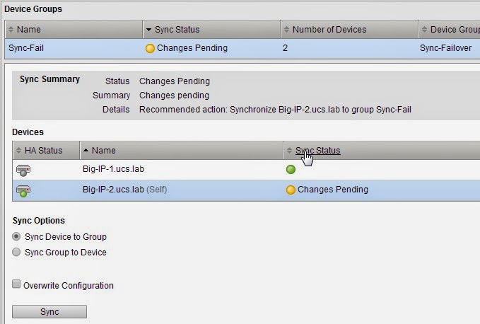 Network Labs: F5 BigIP Cluster