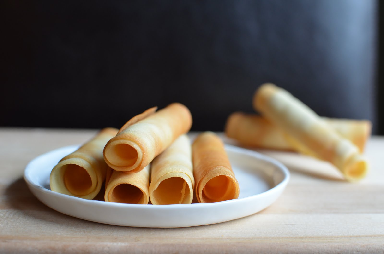 Playing with Flour: Thin, crispy tuile "cigarettes"