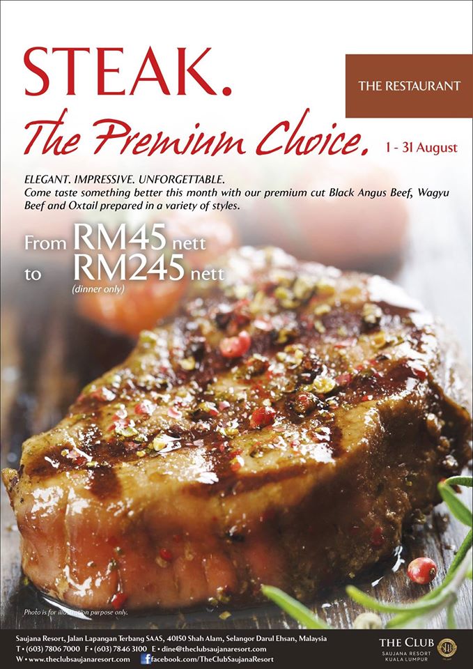 CHASING FOOD DREAMS: The Restaurant, The Club Saujana Resort Kuala ...