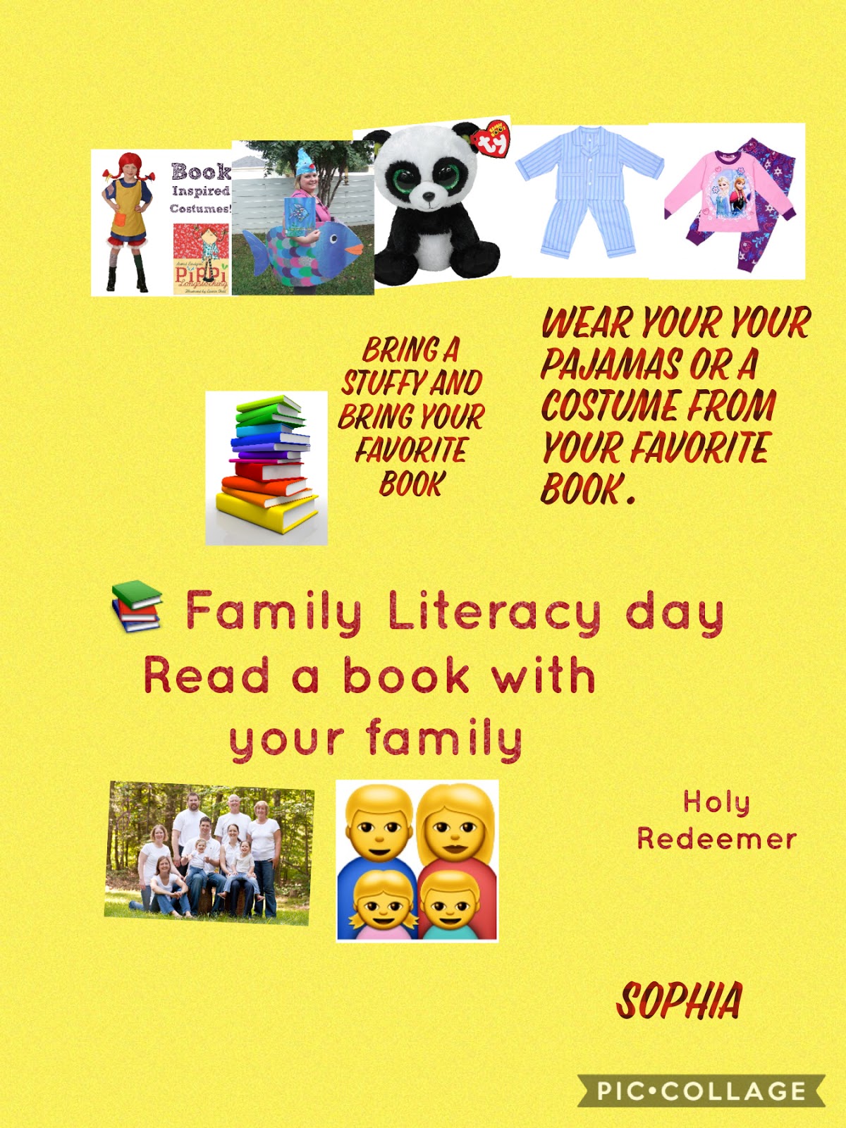 Mrs. Addison's Mon'STARS': Family Literacy Day Posters