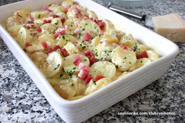 RUČAK NA BRZINU DA NE MOŽE BITI UKUSNIJI. KROMPIR KOJEG SVI VOLE ...