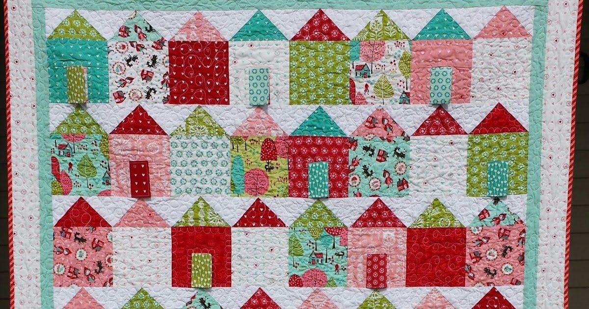 Quilt Me A House: My "Quilt Me A House" Quilt Tutorial