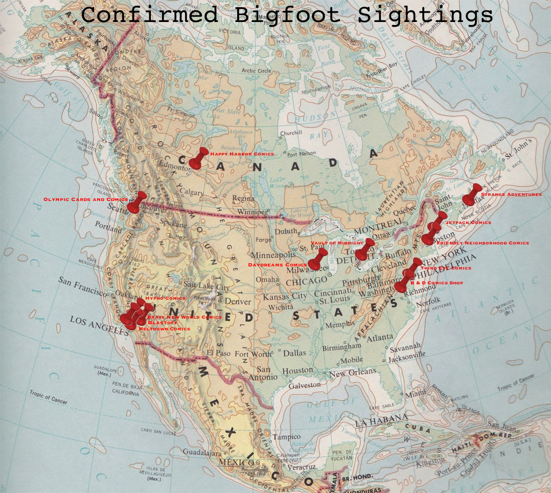 Bigfoot - Sword of the Earthman: Confirmed Bigfoot Sightings