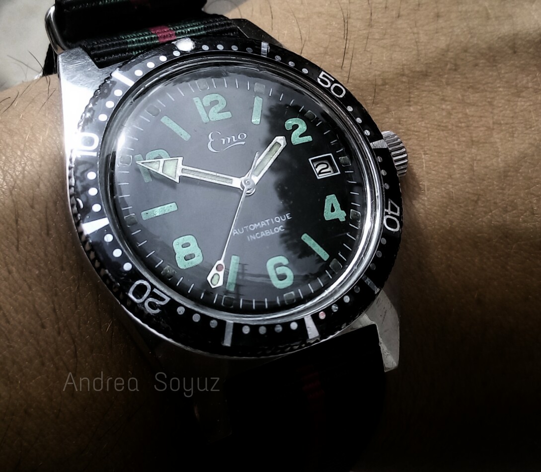 Storie di Orologi Vintage: Vintage Diver Emo Watch Co. (Enicar) 20 ...