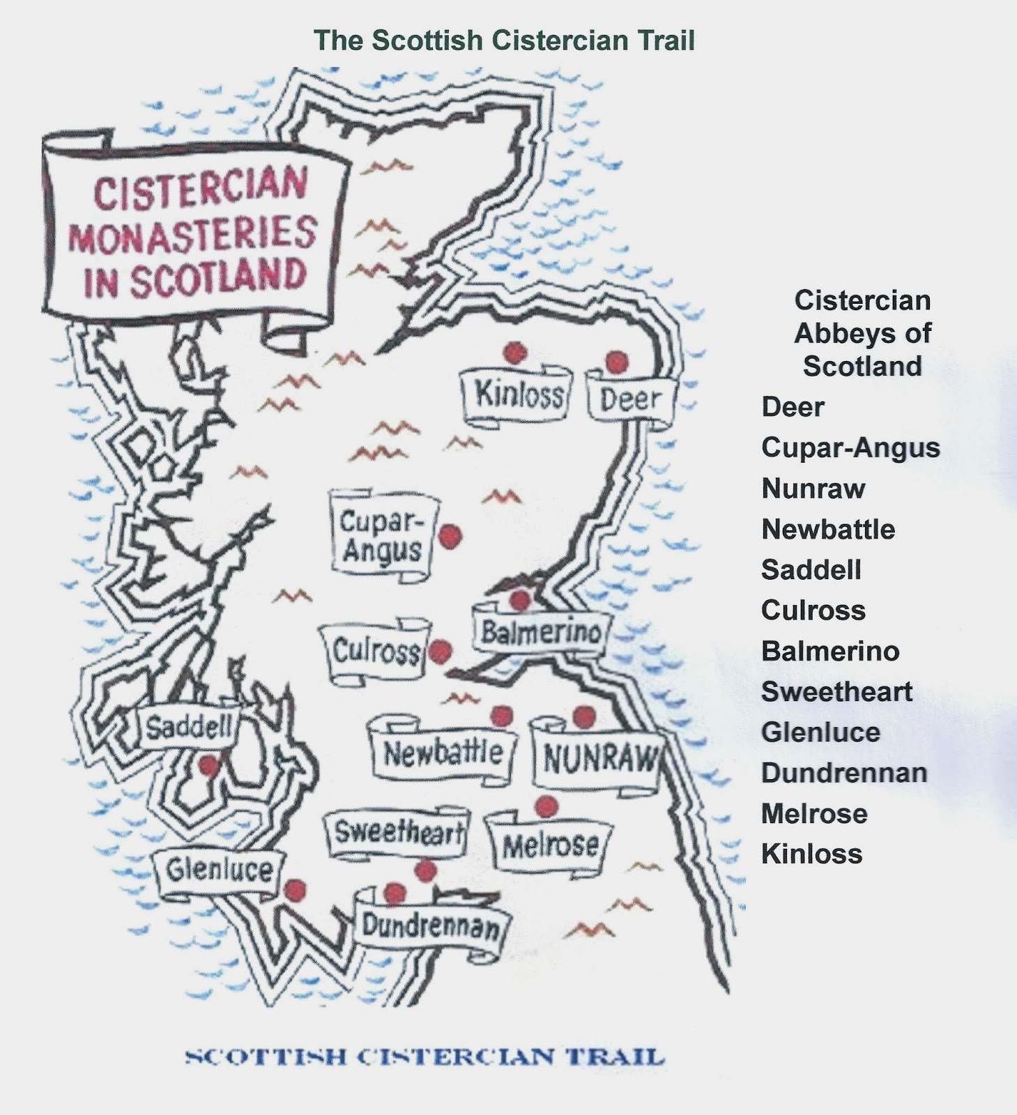 Dom Donald's Blog: Scottish Cistercian Trail