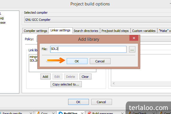 SDL 2.0 ~ Using the GUI library and access it with C - Terlaloo.com