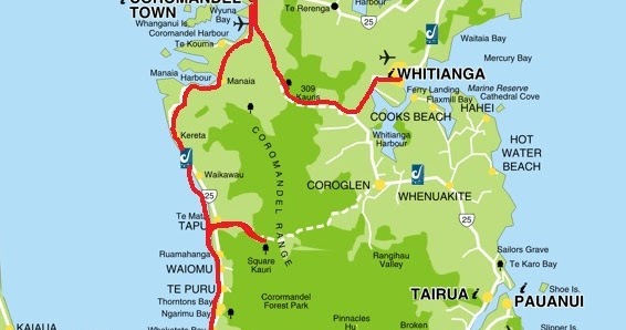 Vivre Auckland: Un week-end à Coromandel - Côte Ouest