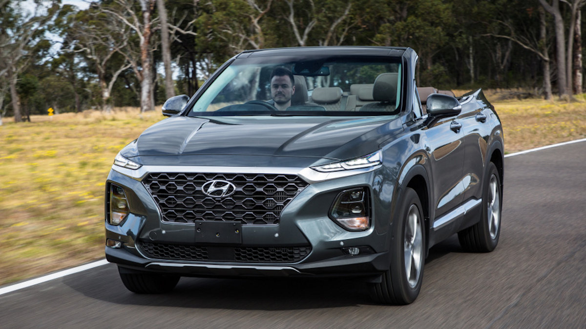 Feast Your Eyes on This Weird Hyundai Santa Fe Convertible | CarGuide ...